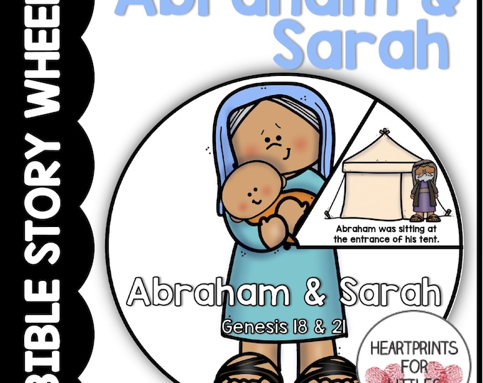 Abraham and Sarah Bible Craft for Kids Printable Christian Craft ...