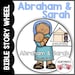 Abraham and Sarah Bible Story Wheel, Sunday School Craft (digital ...