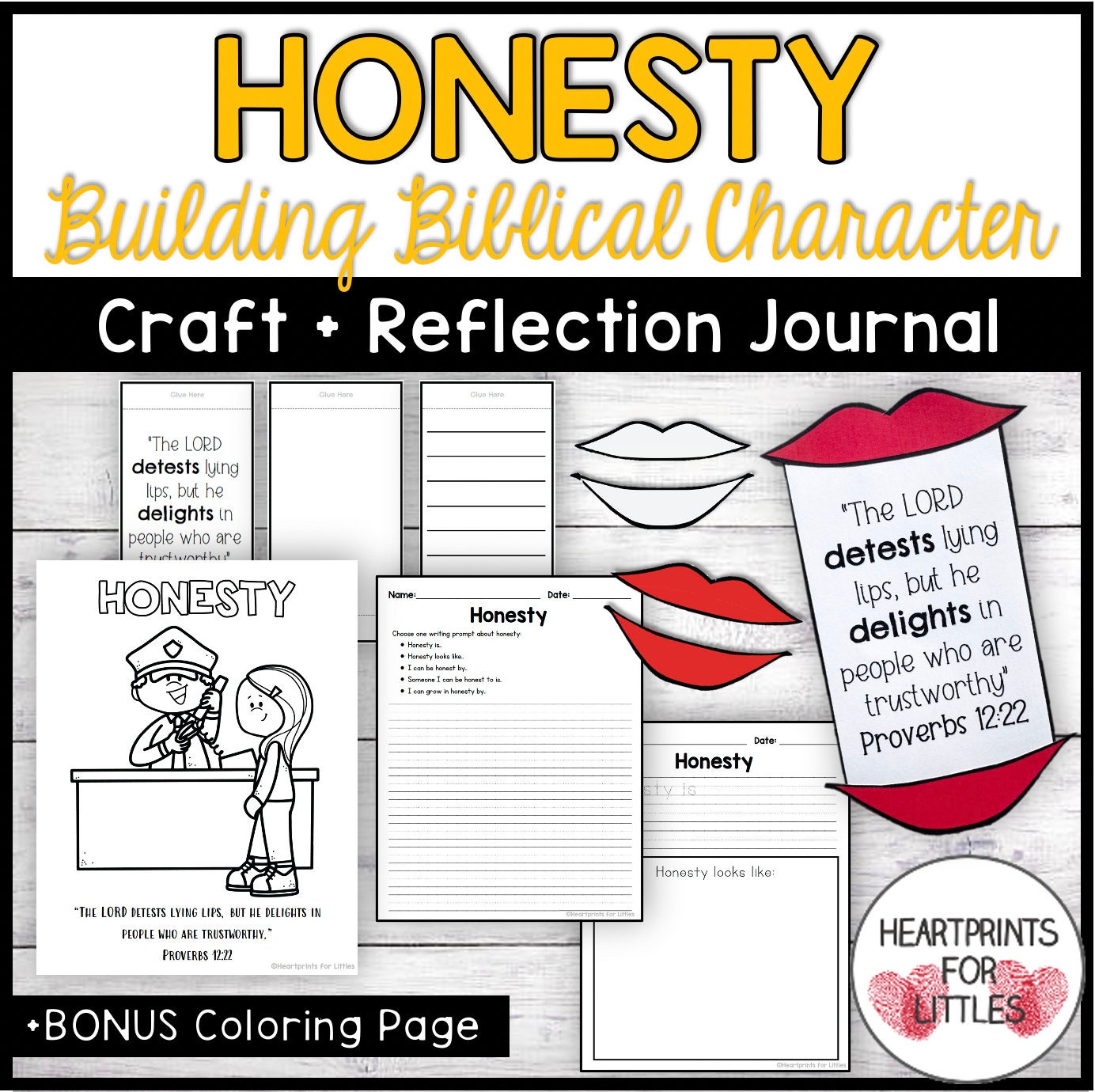 Honesty Bible Lesson & Activities, Building Biblical Character ...