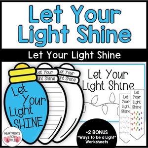 Let Your Light Shine Craft Activities, Sunday School Activities ...