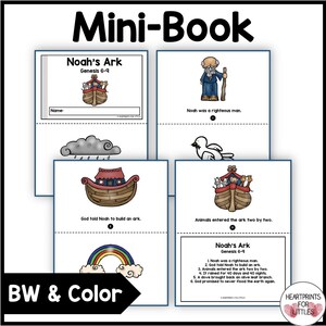 Noah's Ark Bible Story Sequencing Activities (digital Download) - Etsy