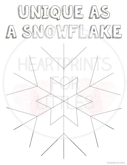 Unique as a Snowflake Sunday School Crafts, Winter Crafts, Sunday ...
