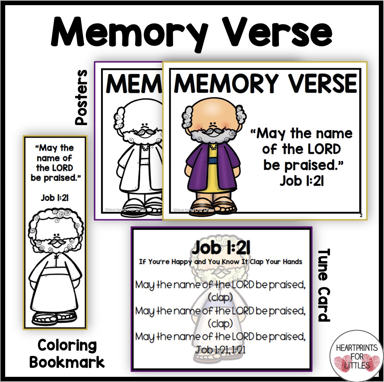 Story of Job Bible Lesson, Homeschool & Sunday School Activities ...