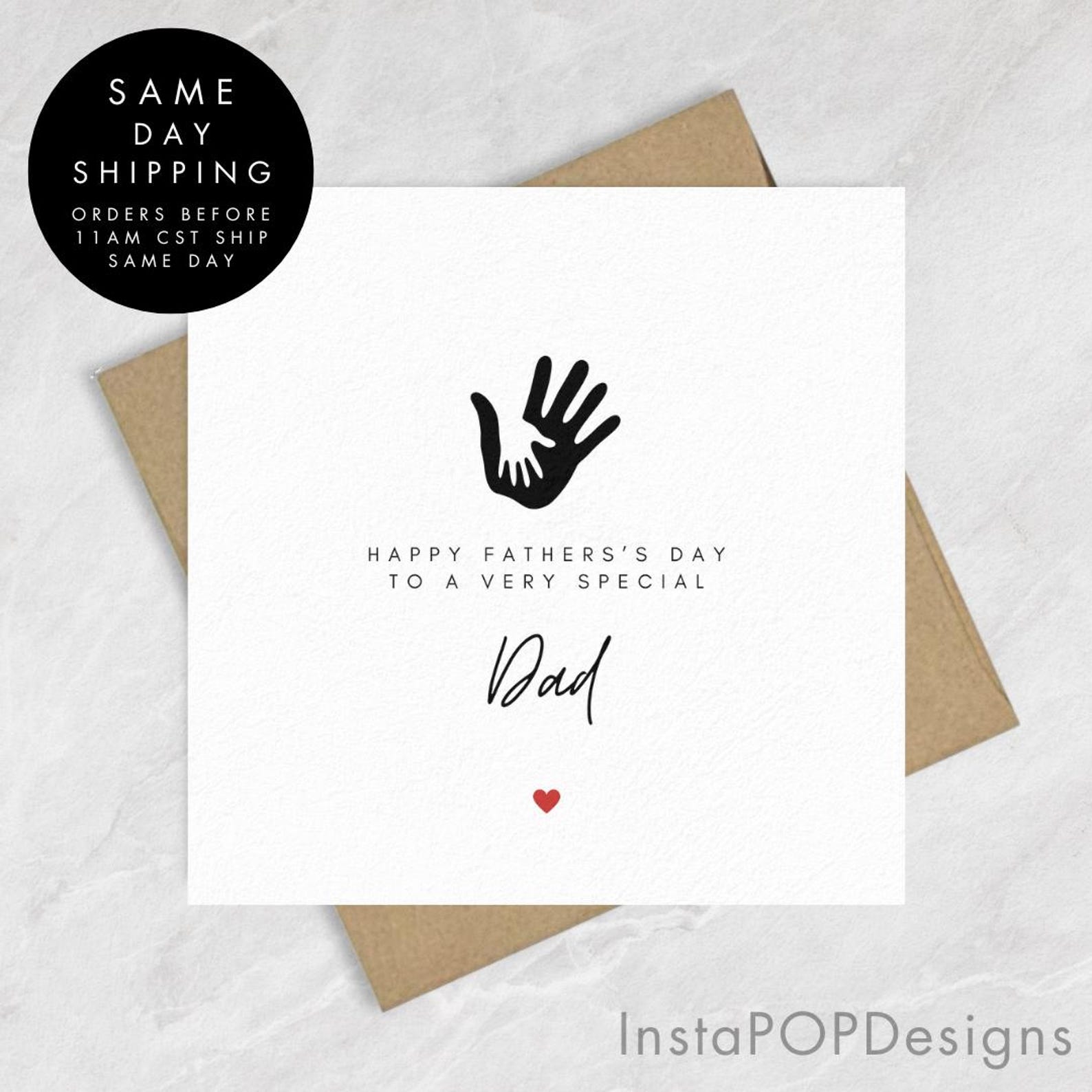 Personalized Happy Father's Day Card, Card for Him, Dad Card, Fathers ...