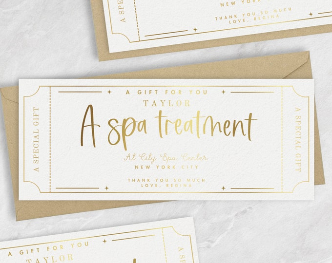 Scratch-off Golden Ticket Greeting Card // Write Your Own Message ...