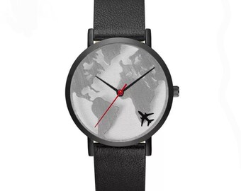 World Map Watch - Etsy