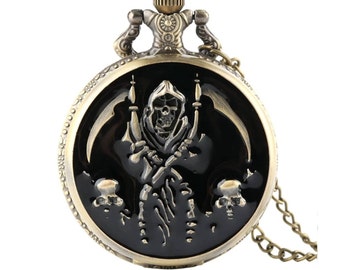 Skull Pocket Watch | Etsy