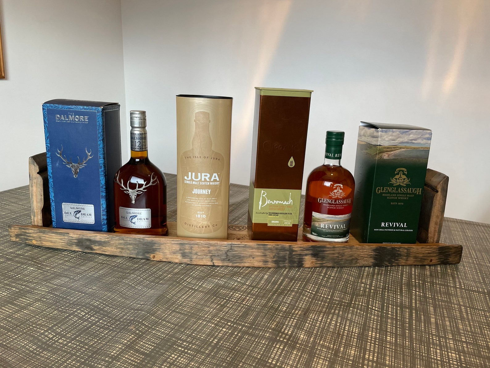 Drinks Shelf Made From Whisky Barrel Stave - Etsy UK