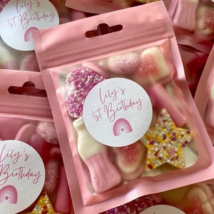 Personalised Kids Mini Birthday Party Pre-filled Sweet Bags, Party ...
