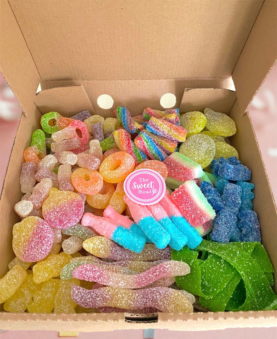Fizzy Pick and Mix Sweet Box, Sweets, Gift, 1kg, Birthday, Sweet Hamper ...