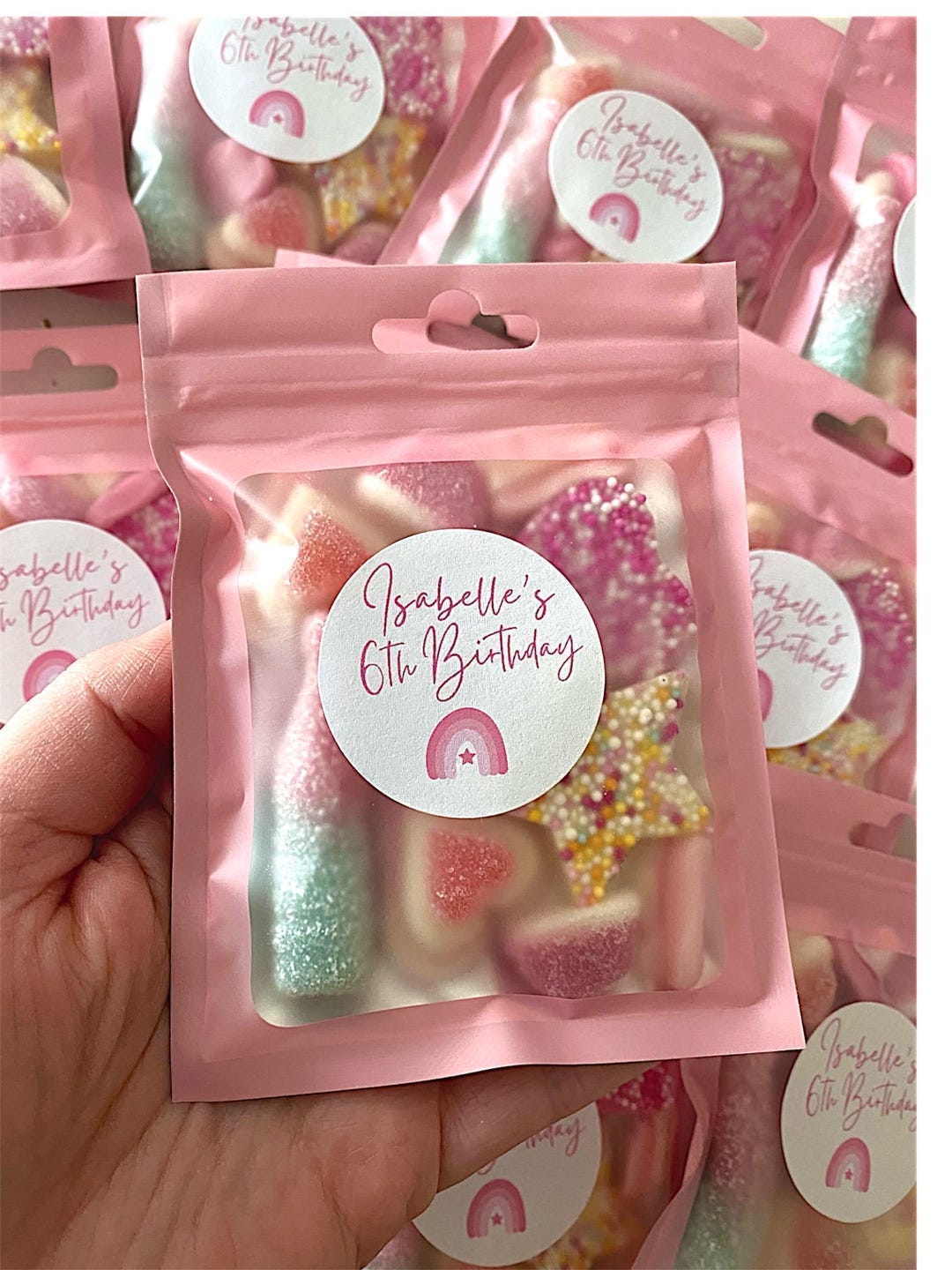 Personalised Kids Mini Birthday Party Pre-filled Sweet Bags, Party ...