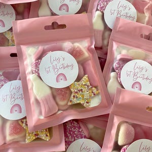 Personalised Kids Mini Birthday Party Pre-filled Sweet Bags, Party ...