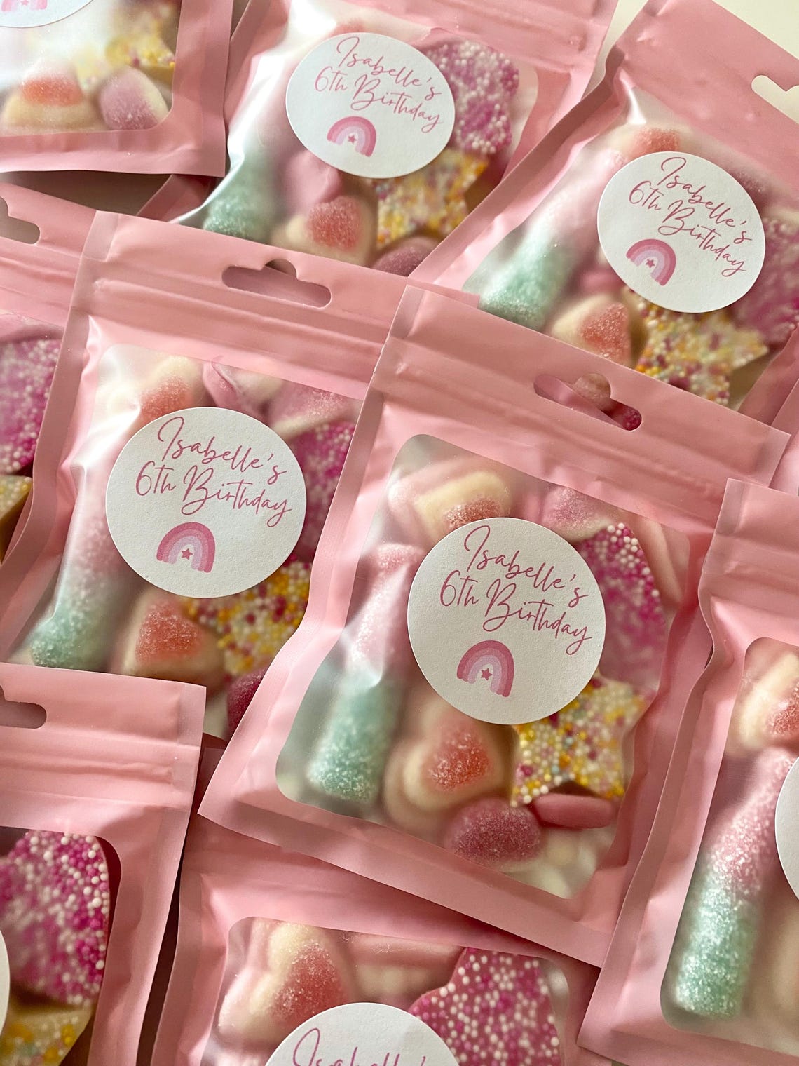 Personalised Kids Mini Birthday Party Pre-filled Sweet Bags, Party ...