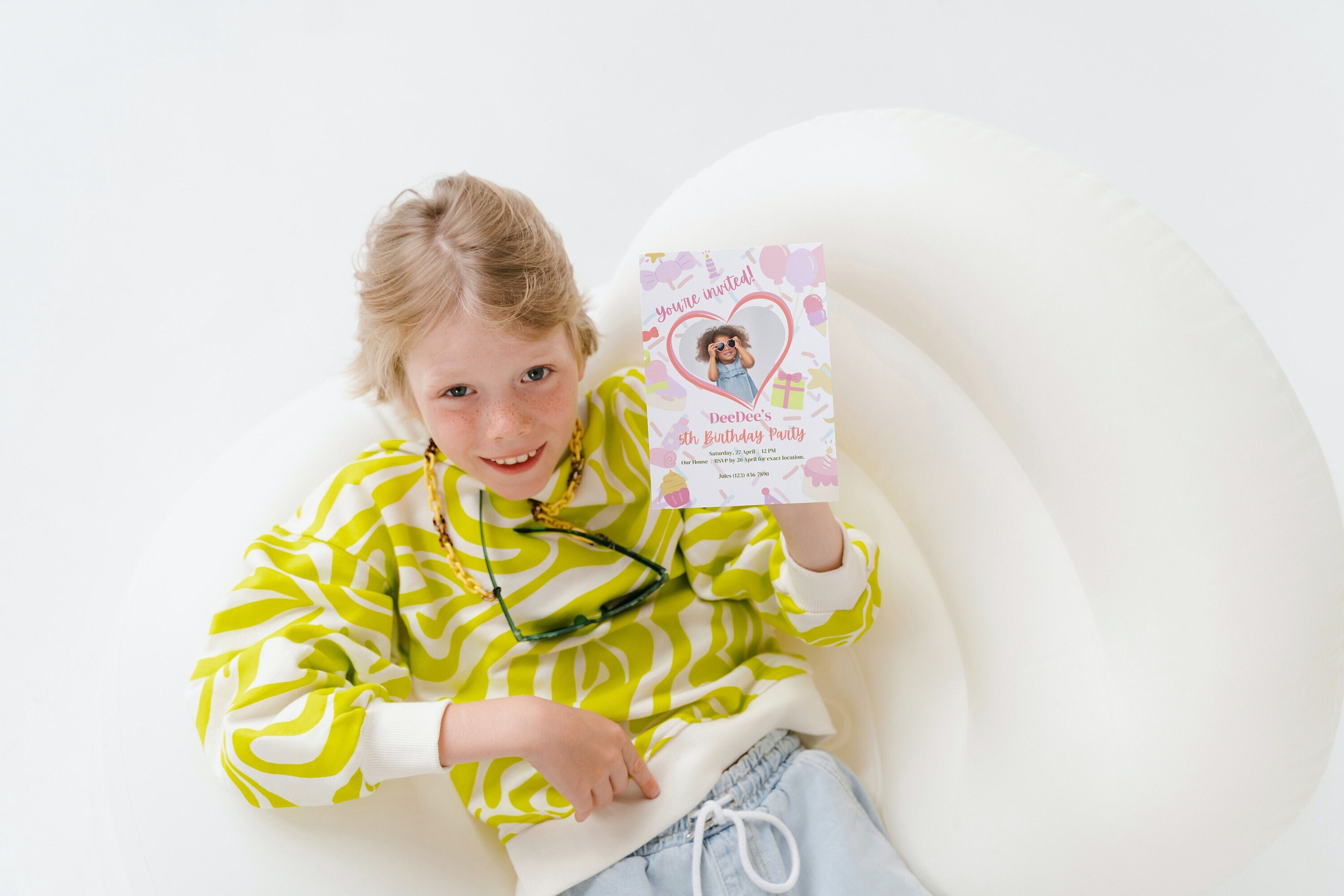 Sprinkles of Fun, Birthday Party Invitation Template, Editable, Instant ...