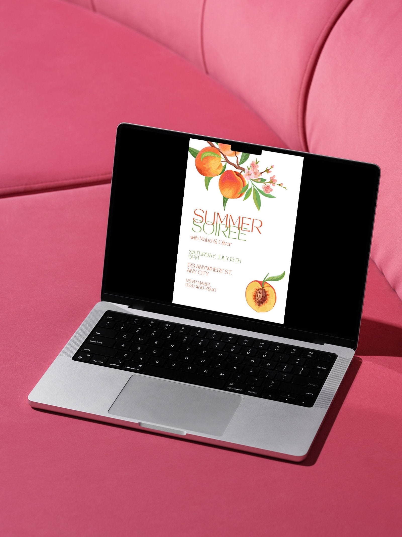 Summer Soiree Invite Template, Digital Download - Etsy