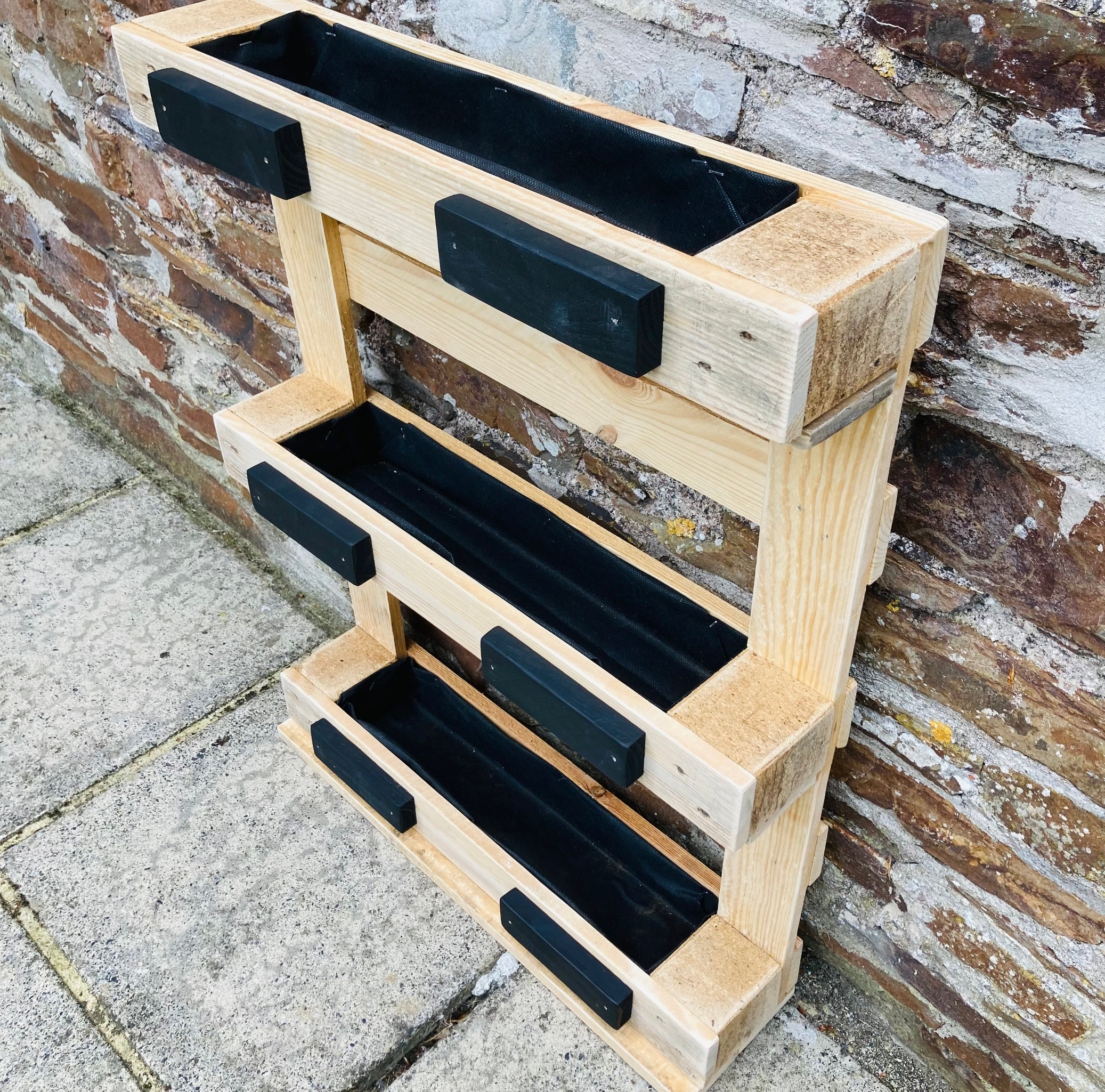 Wooden Pallet Planter Recycled Herb Garden Chalkboard - Etsy UK