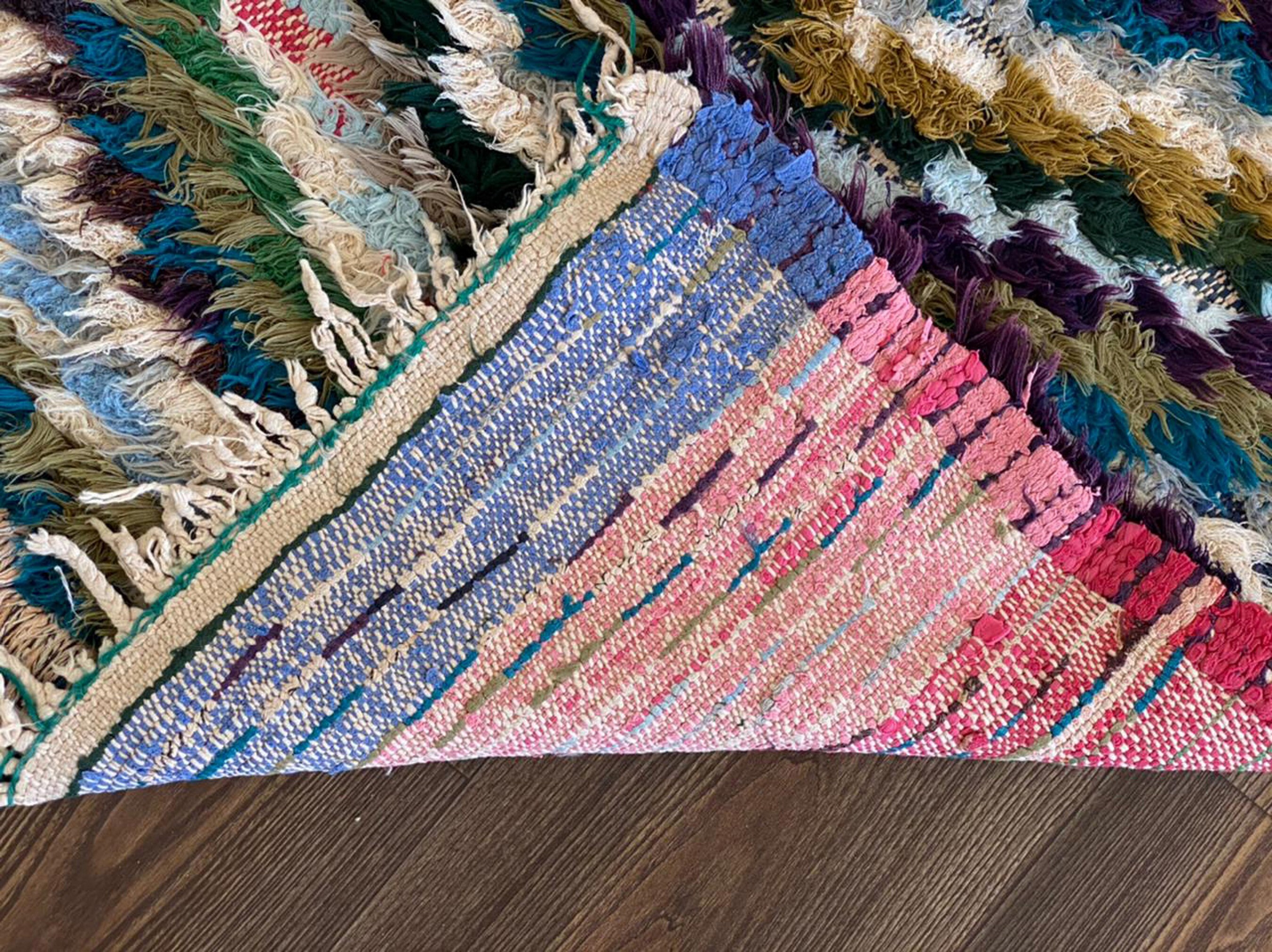 Checkered runner rug 3x7 ft Moroccan rug runner checkerboard | Etsy