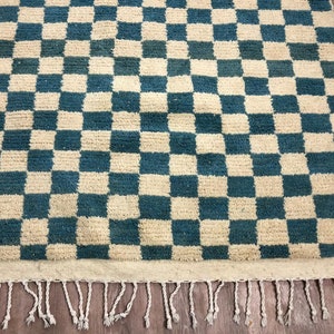Custom Checker Rug, Checkered Area Rug, Checkerboard Rug, Moroccan Rugs ...
