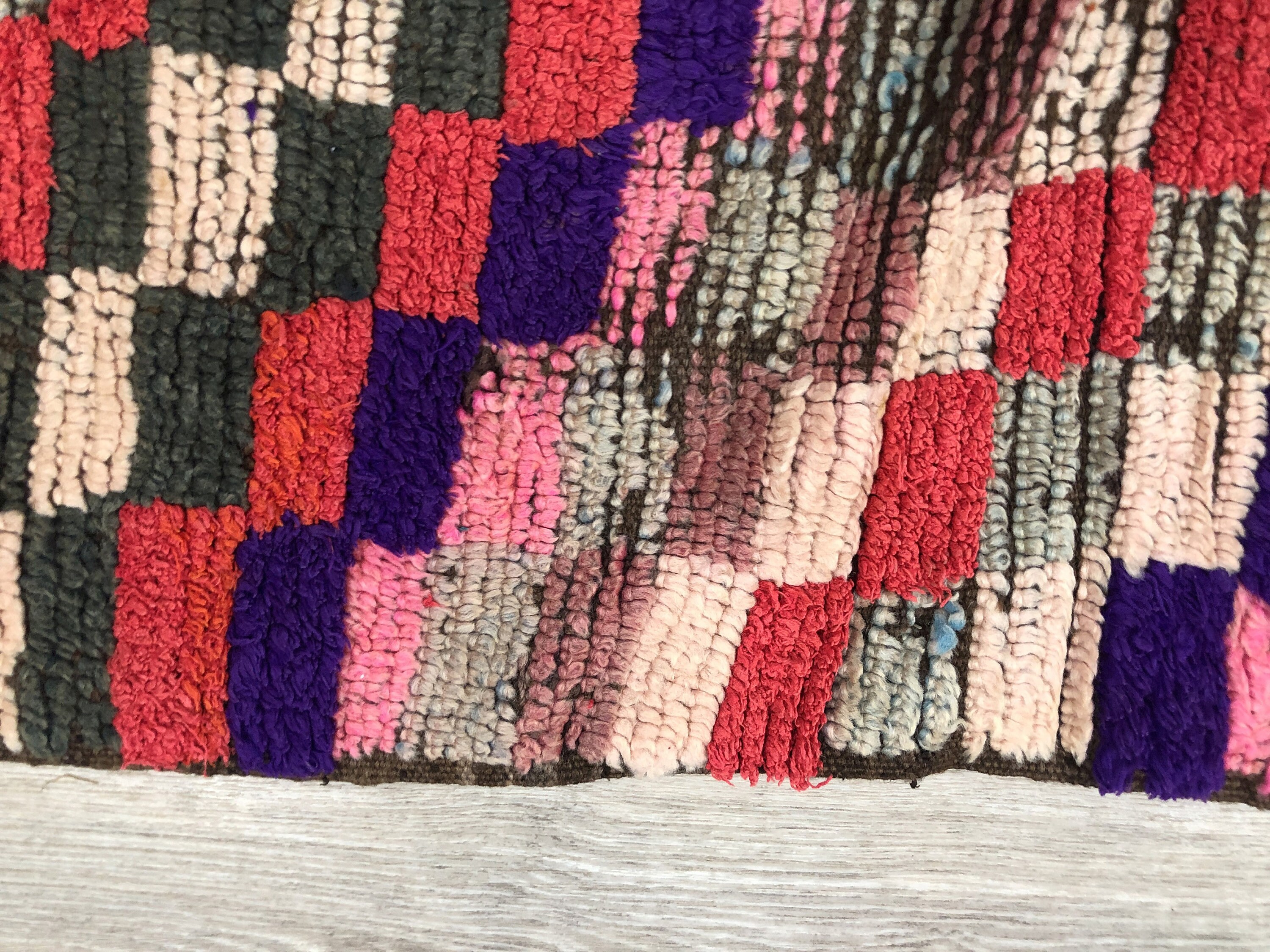 Moroccan checker rug 5ft x 8ft Checkerboard rug Checkered | Etsy