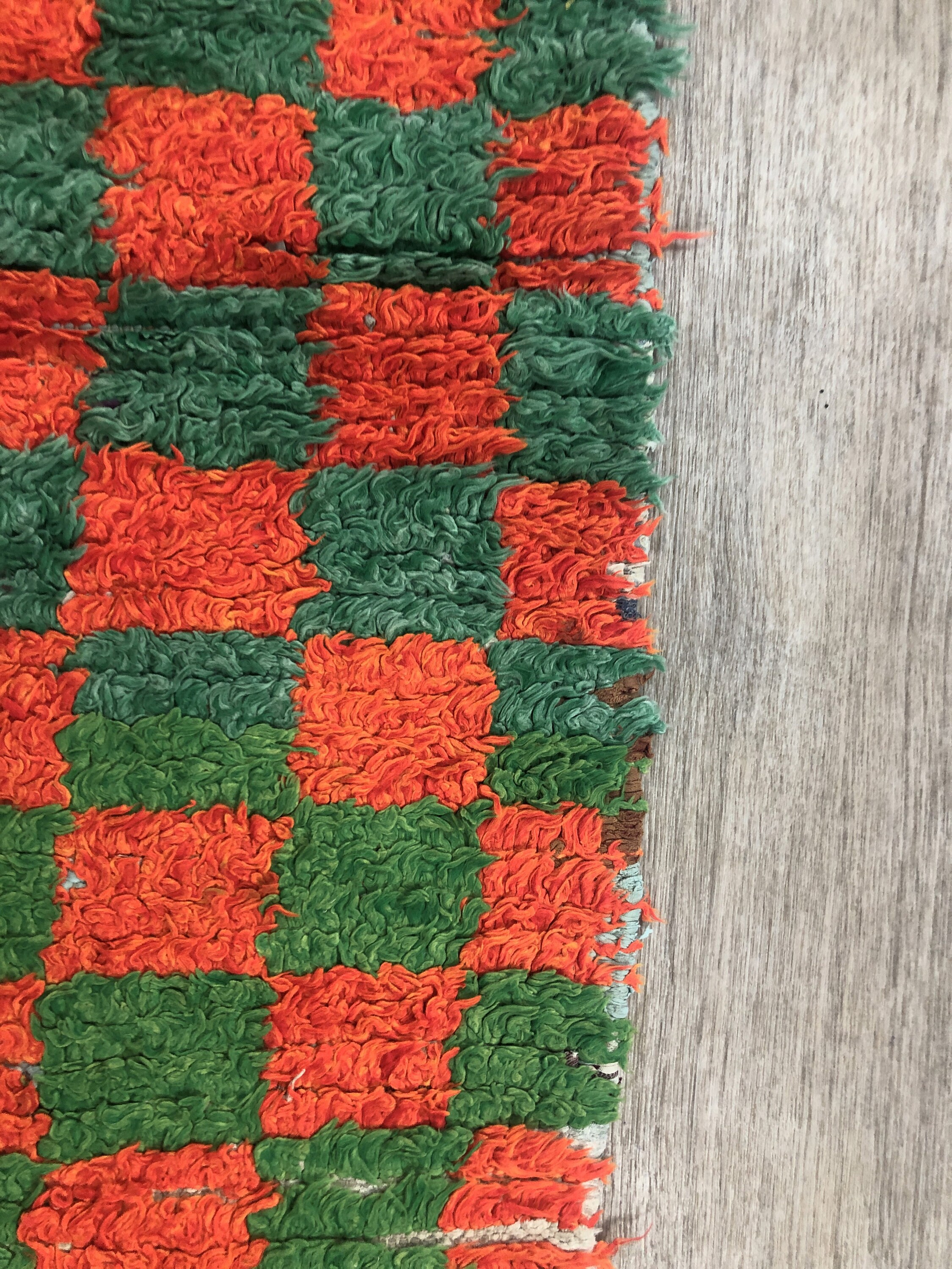 Moroccan checker rug 3ft x 6ft checkerboard rug checkered | Etsy