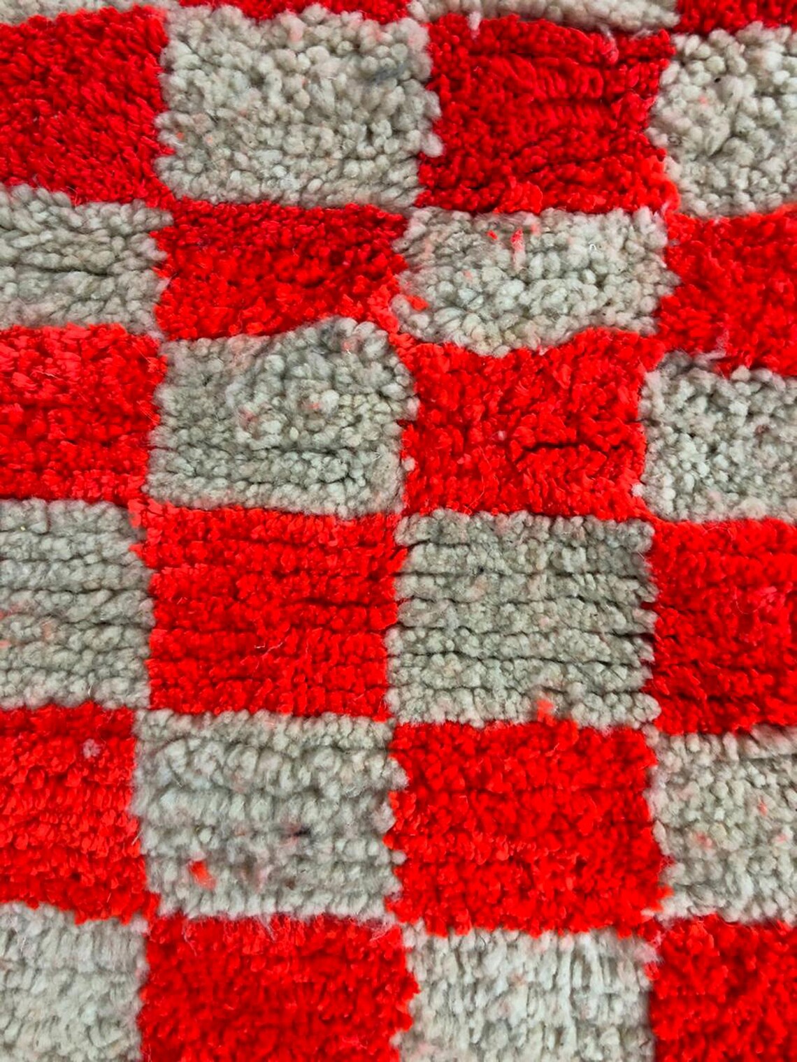 Berber Checker Rug Custom Checkered Rug Wool Rug Moroccan - Etsy