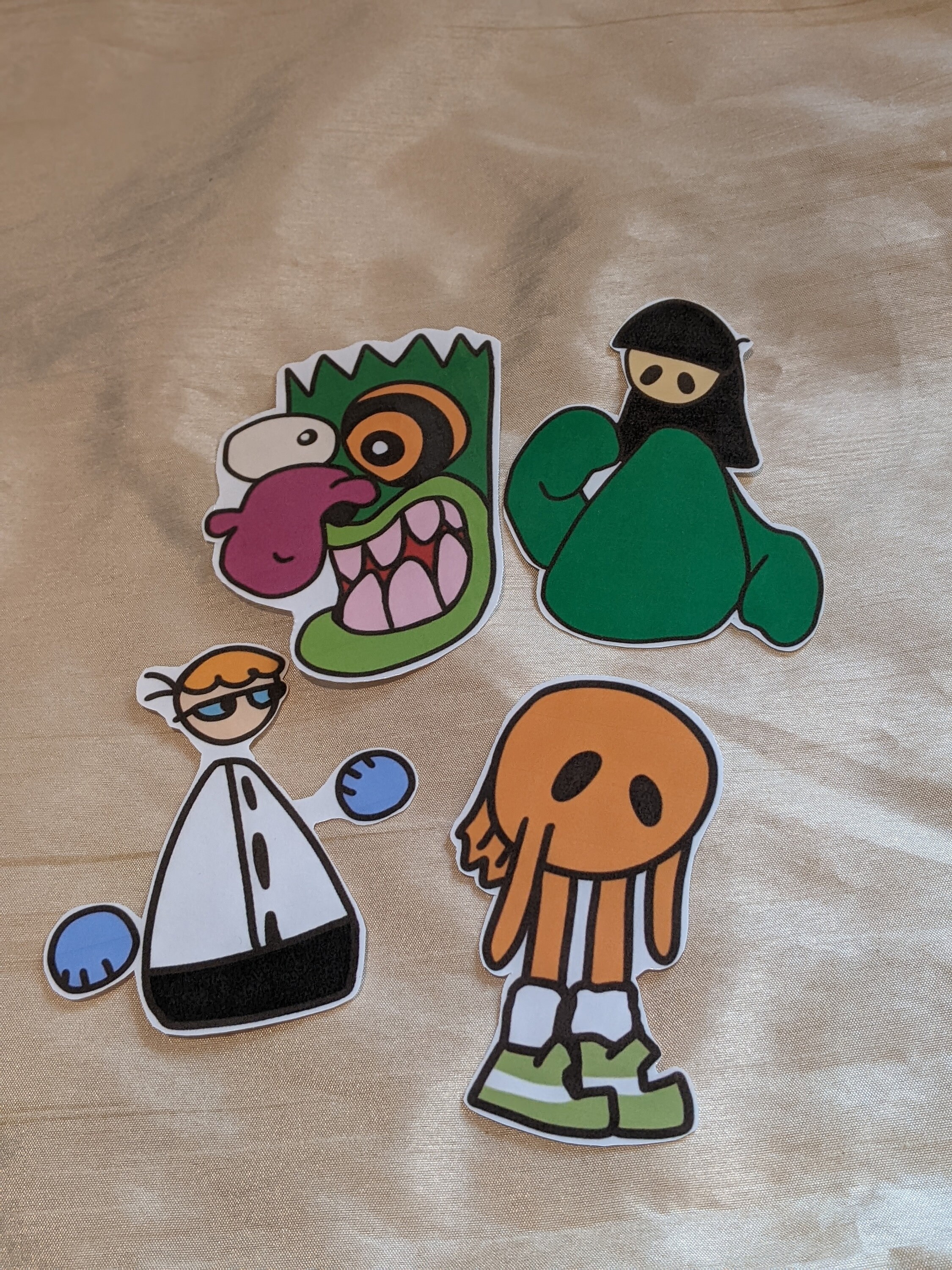 Cartoon Stickers CN Fan Art Stickers Cartoon Merch Cartoon - Etsy