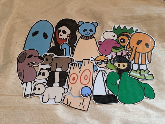 Cartoon Stickers CN Fan Art Stickers Cartoon Merch Cartoon - Etsy