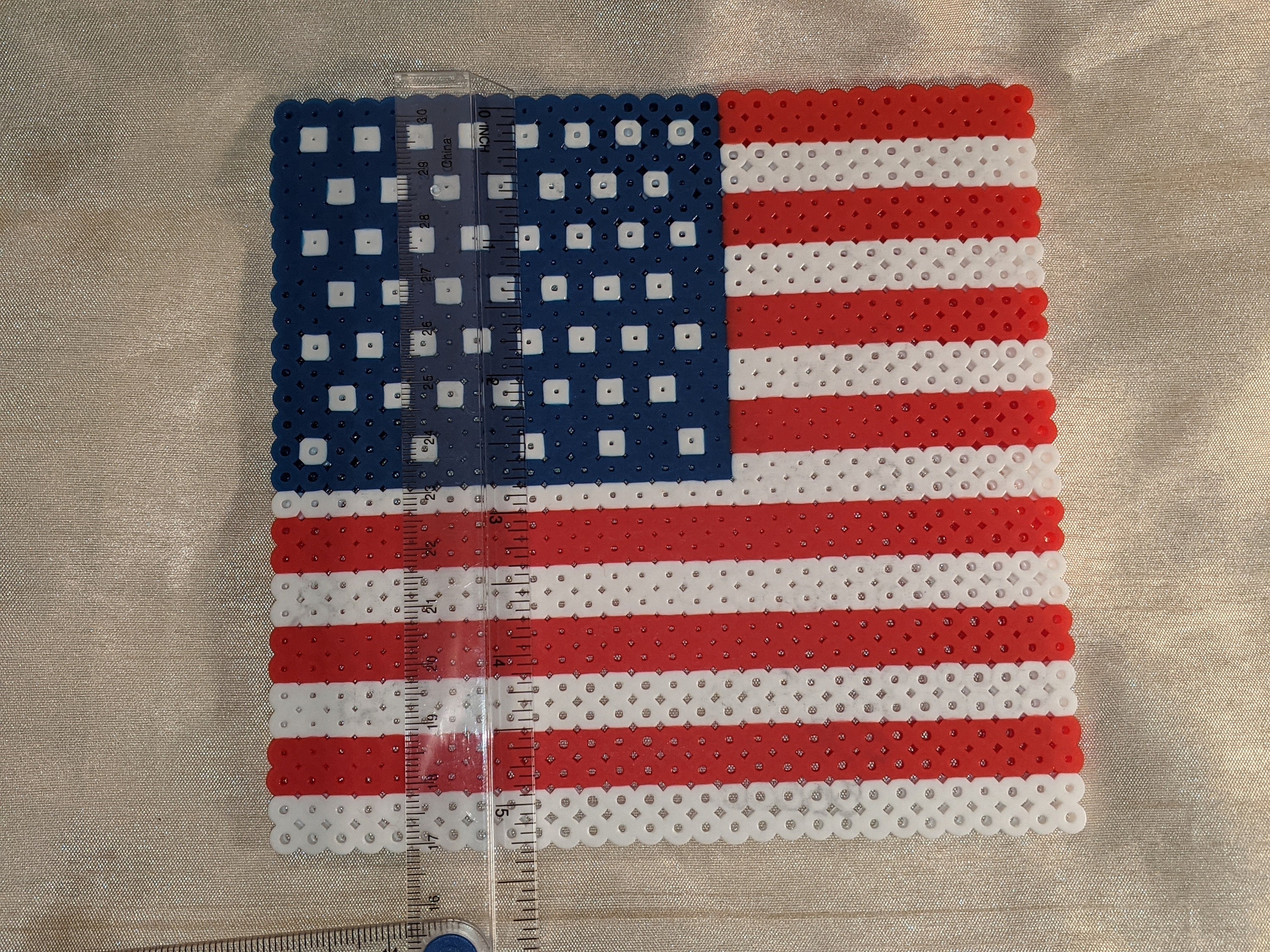 American Flag Pixel Art - America Magnet/flag Decoration - Etsy
