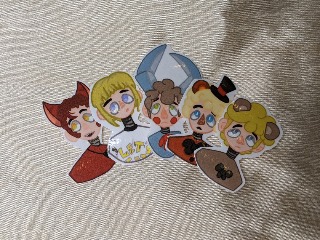 FNAF Inspired Stickers Five Nights at Freddy's Inspired - Etsy