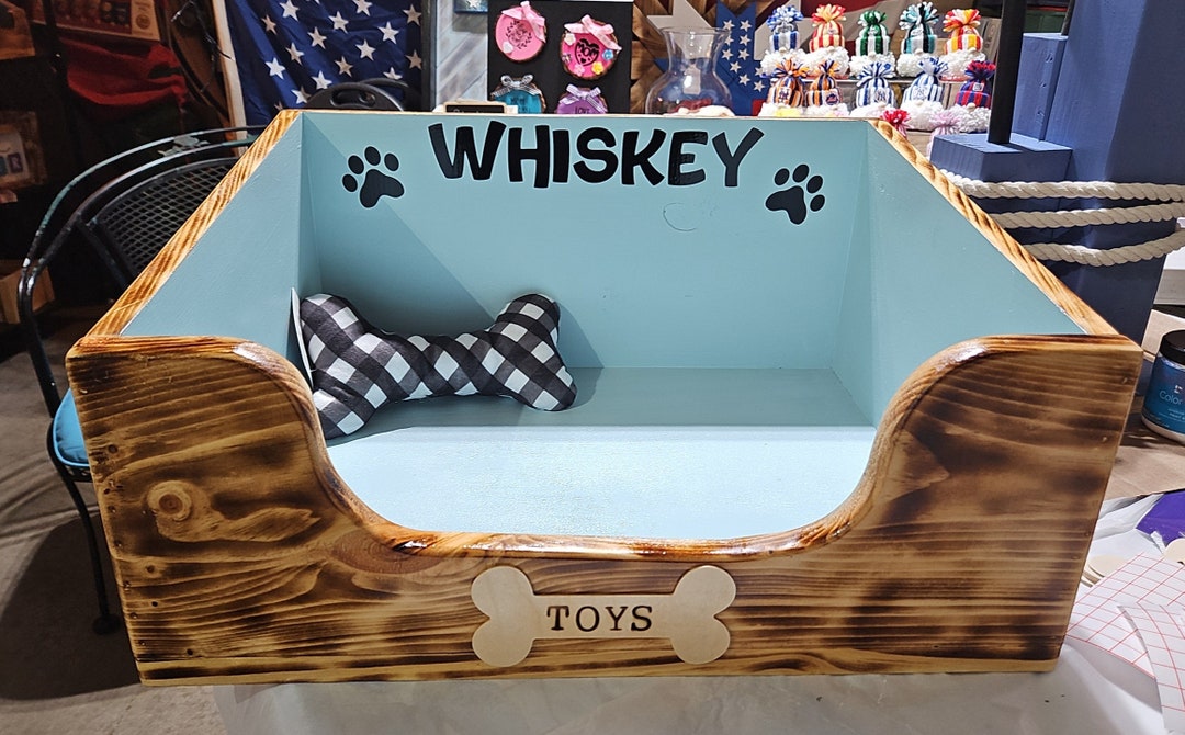 Dog Toy Box, Dog Toys, Dog Decor, Dog Lovers, Pet Storage, Custom Pet ...