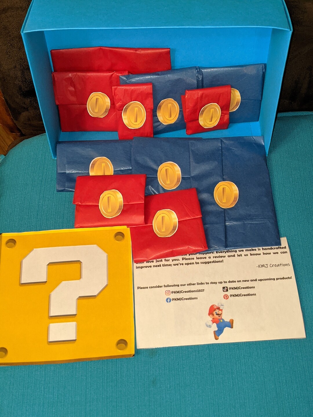 Mario Inspired Gift Box - Mario Inspired Merch/mario Gift Idea/gift Box ...