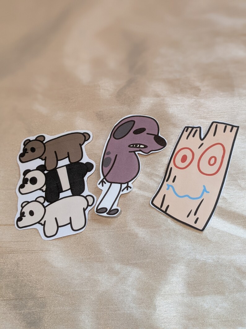 Cartoon Stickers CN Fan Art Stickers Cartoon Merch Cartoon - Etsy
