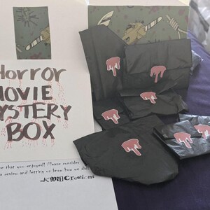 Horror Movie Gift Box - Horror Movie Merch/horror Gift Bag/box Bundle ...