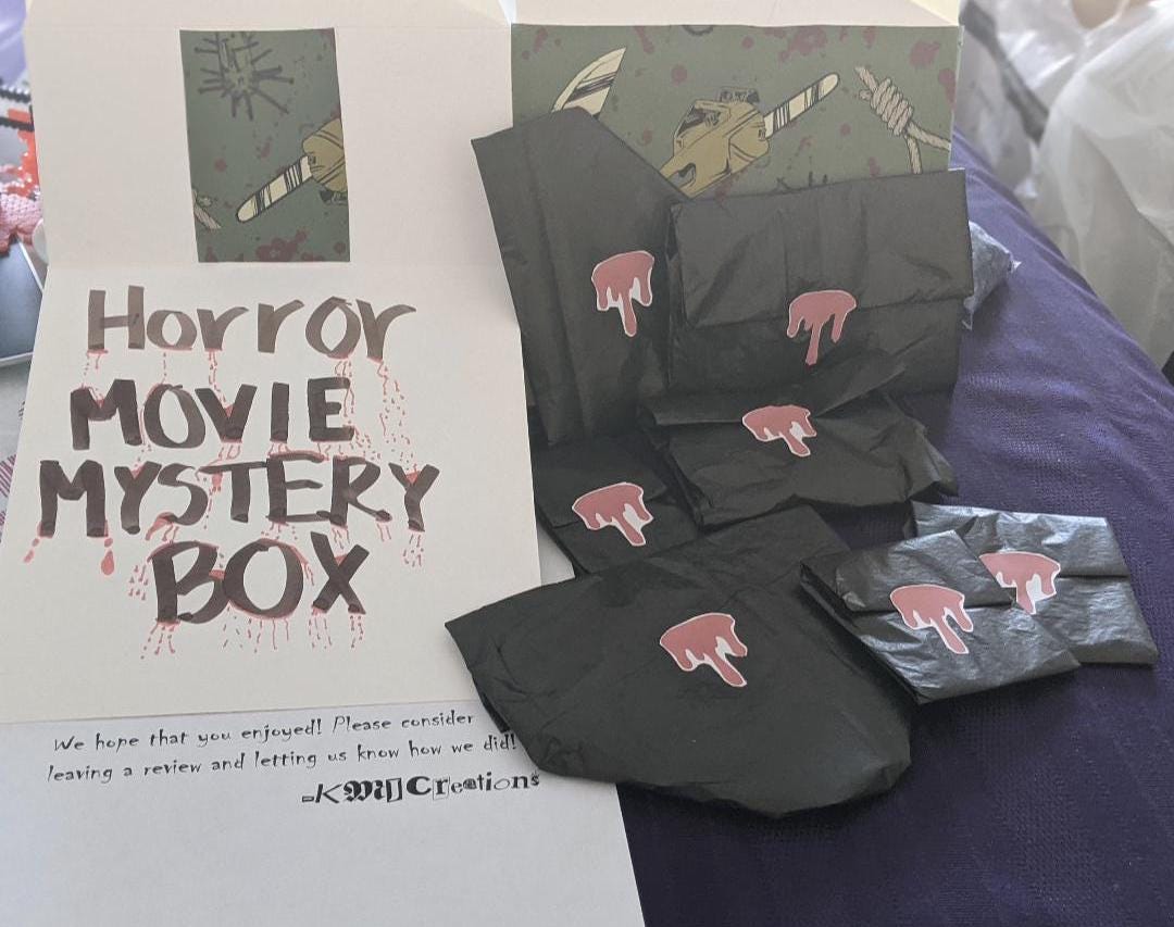 Horror Movie Gift Box - Horror Movie Merch/horror Gift Bag/box Bundle ...