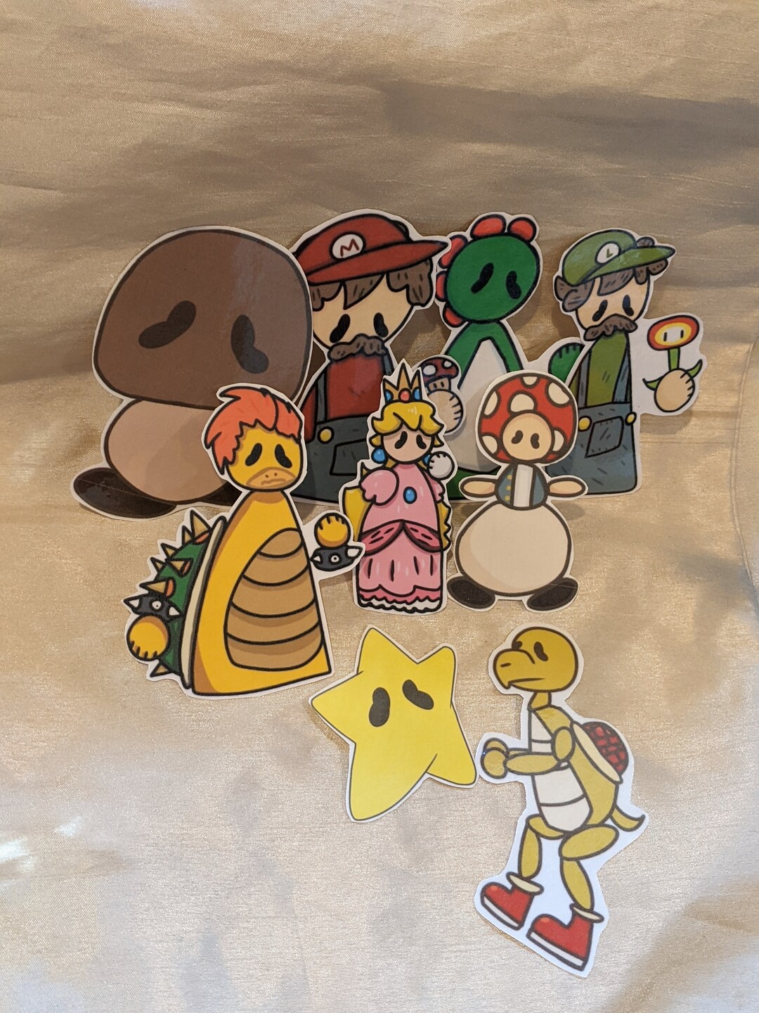 Mario Inspired Stickers, Mario Fan Art Stickers, Wall Art, Laptop ...