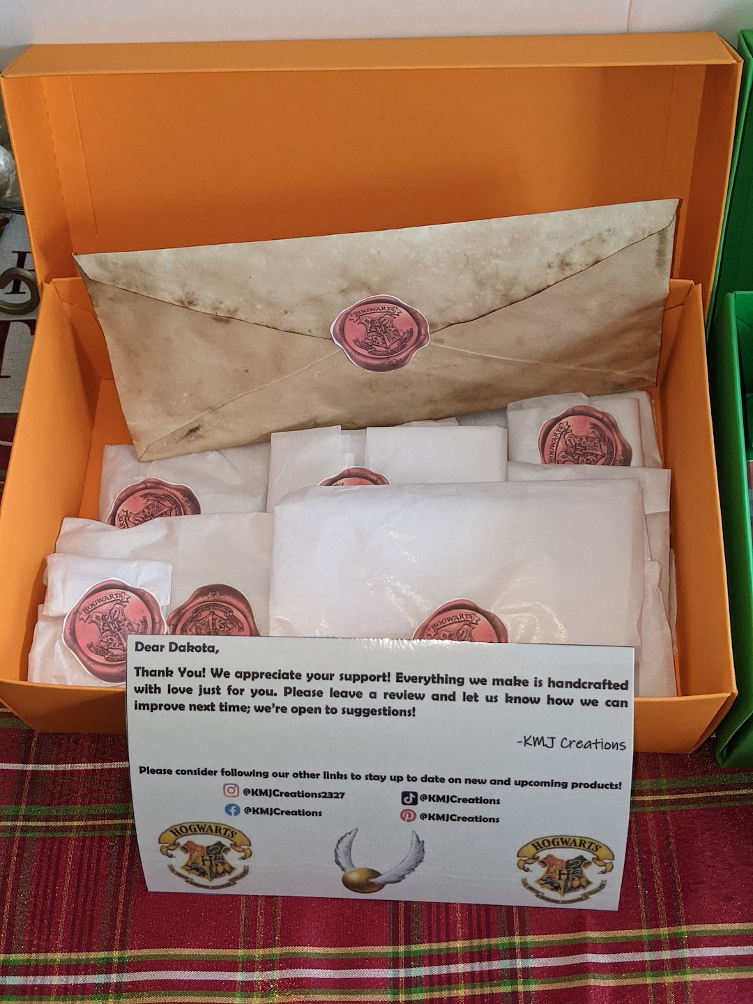 Wizard Gift Box - Choose Your House Box/gift Box/wizarding Box ...