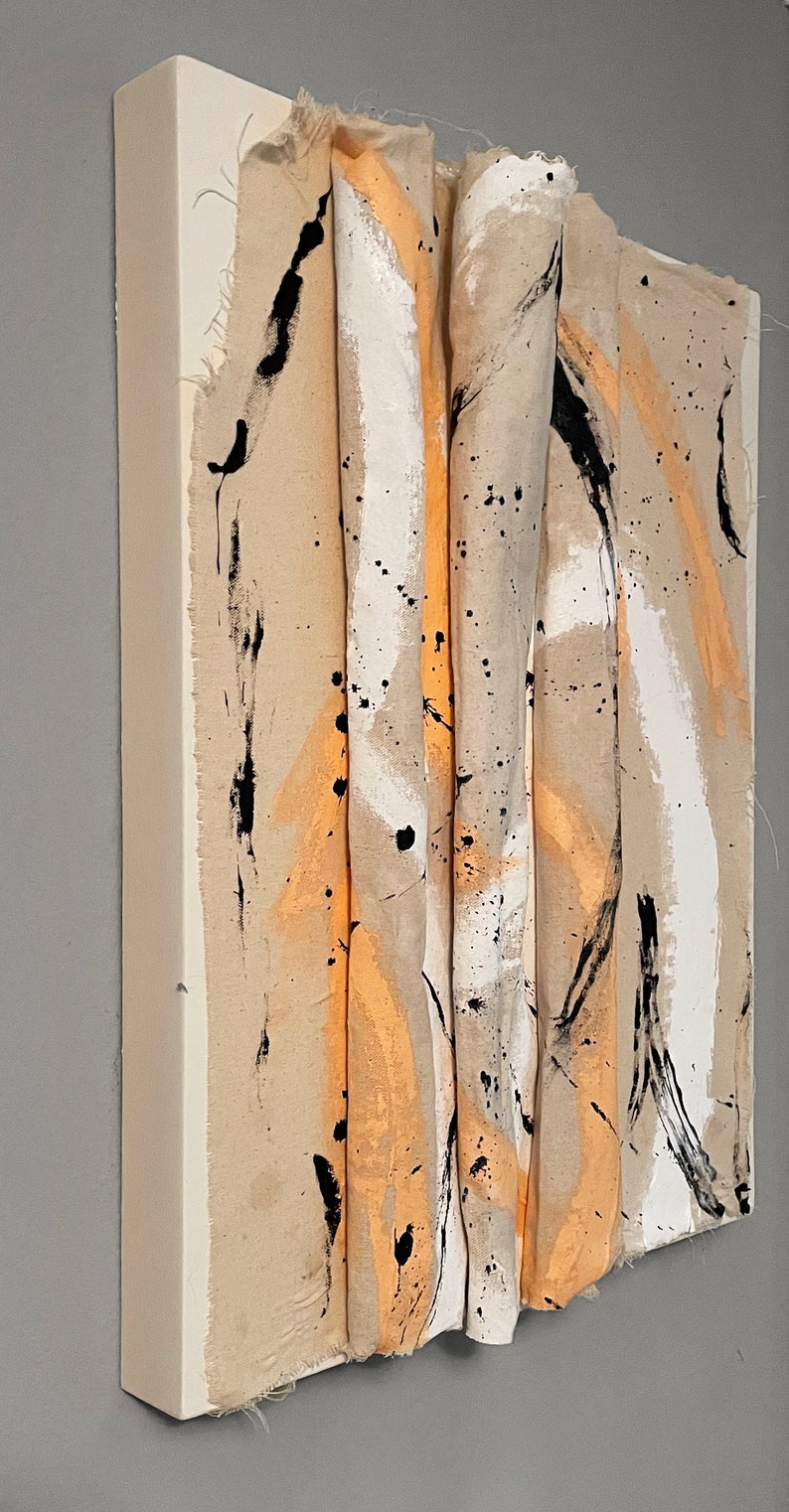 Deconstructed Canvas on MDF Box 01 18 X 24 - Etsy