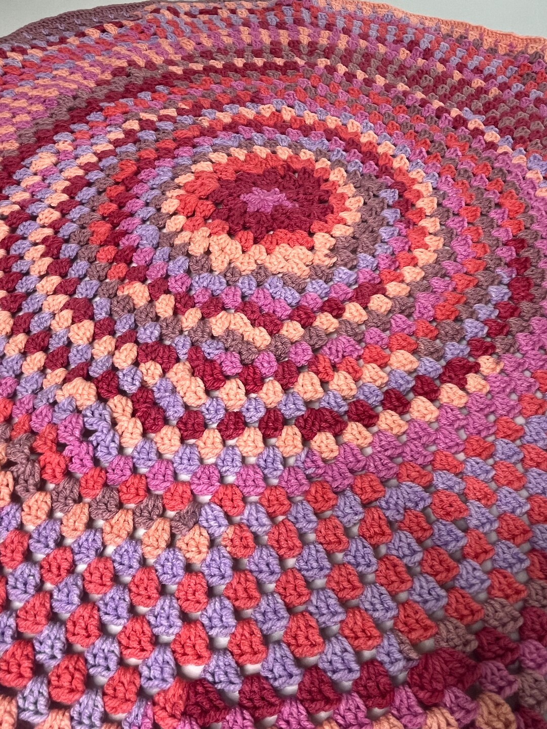 Round Baby Blanket | Multi-colored | Baby Gift - Etsy