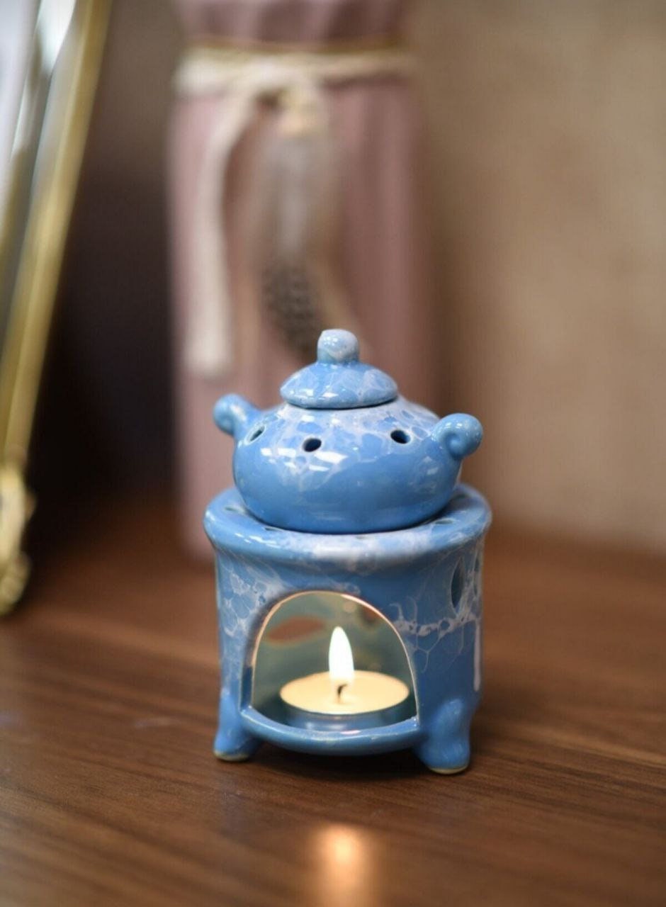 Ceramic Wax Burner, Teapot Essential Oil Diffuser, Ceramic Oil Diffuser ...