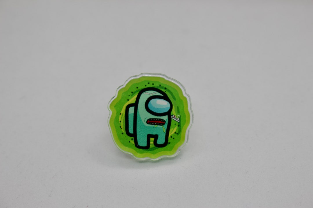 R & M Among Us Acrylic Pin - Etsy