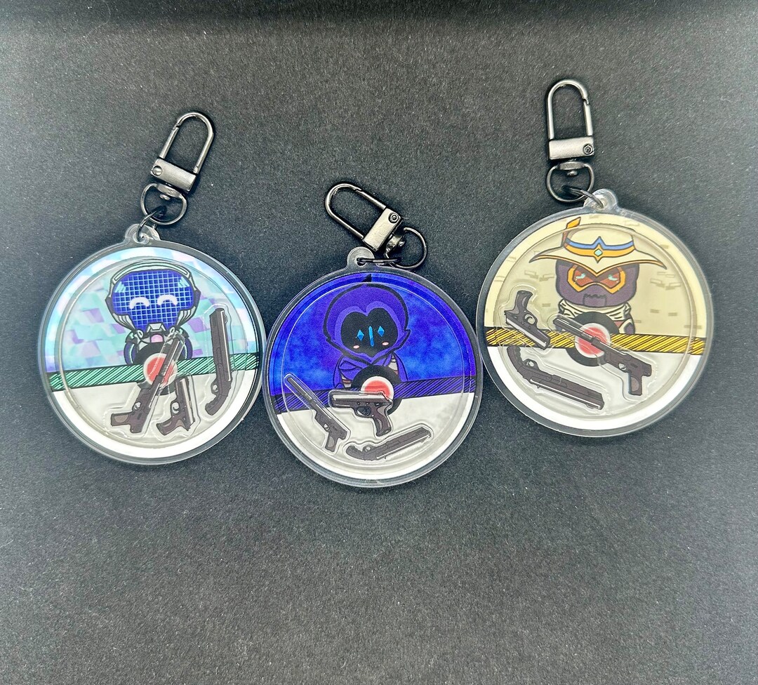 Valorant Ball Shaker Keychain - Etsy