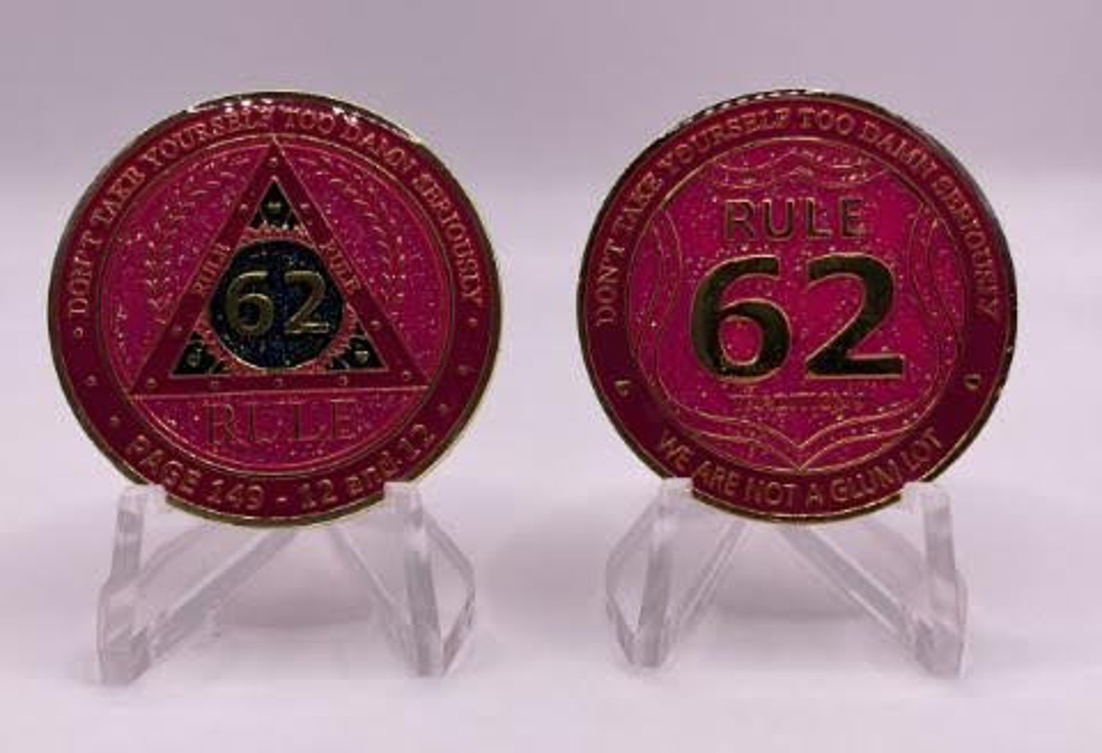 Rule 62 Token--tri-plate Token. Comes in 9 Colors and Two Designs ...