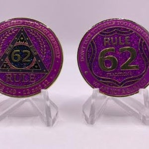 Rule 62 Token--tri-plate Token. Comes in 9 Colors and Two Designs ...