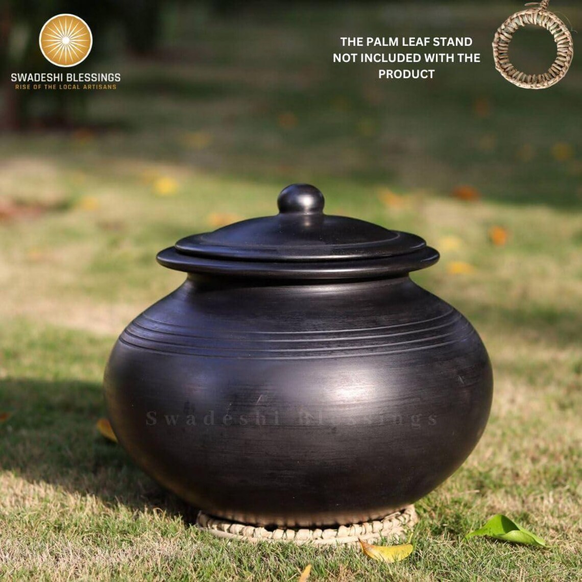 Handmade Unglazed Clay Handi Cooking Pot: Lead-free Ayurvedic Earthen ...
