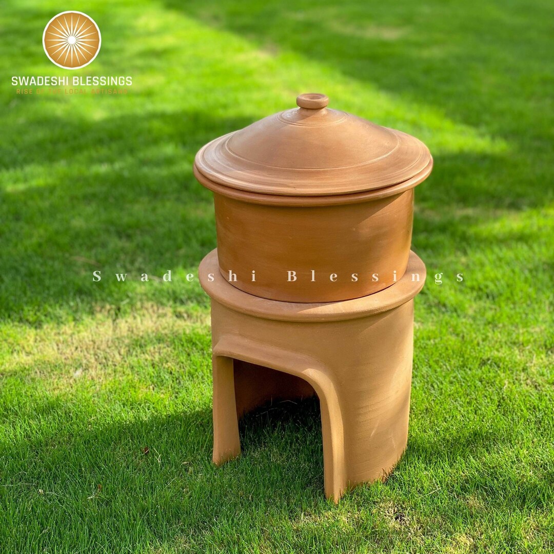 Handmade Clay Stove/ Portable Stove for Camping/ Coal and Wood - Etsy