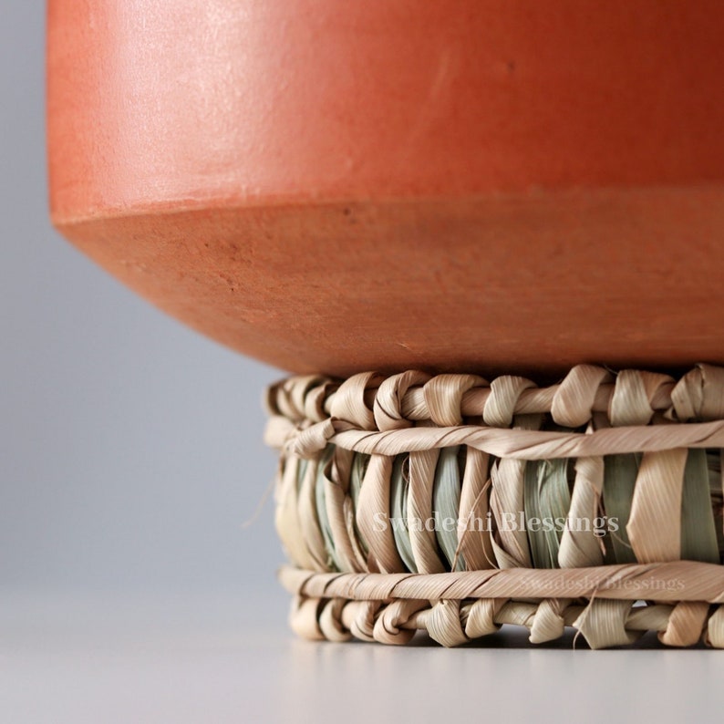 Handmade Palm Leaf Pot Stand/ Eco-friendly Curved Cooking Pot | Etsy