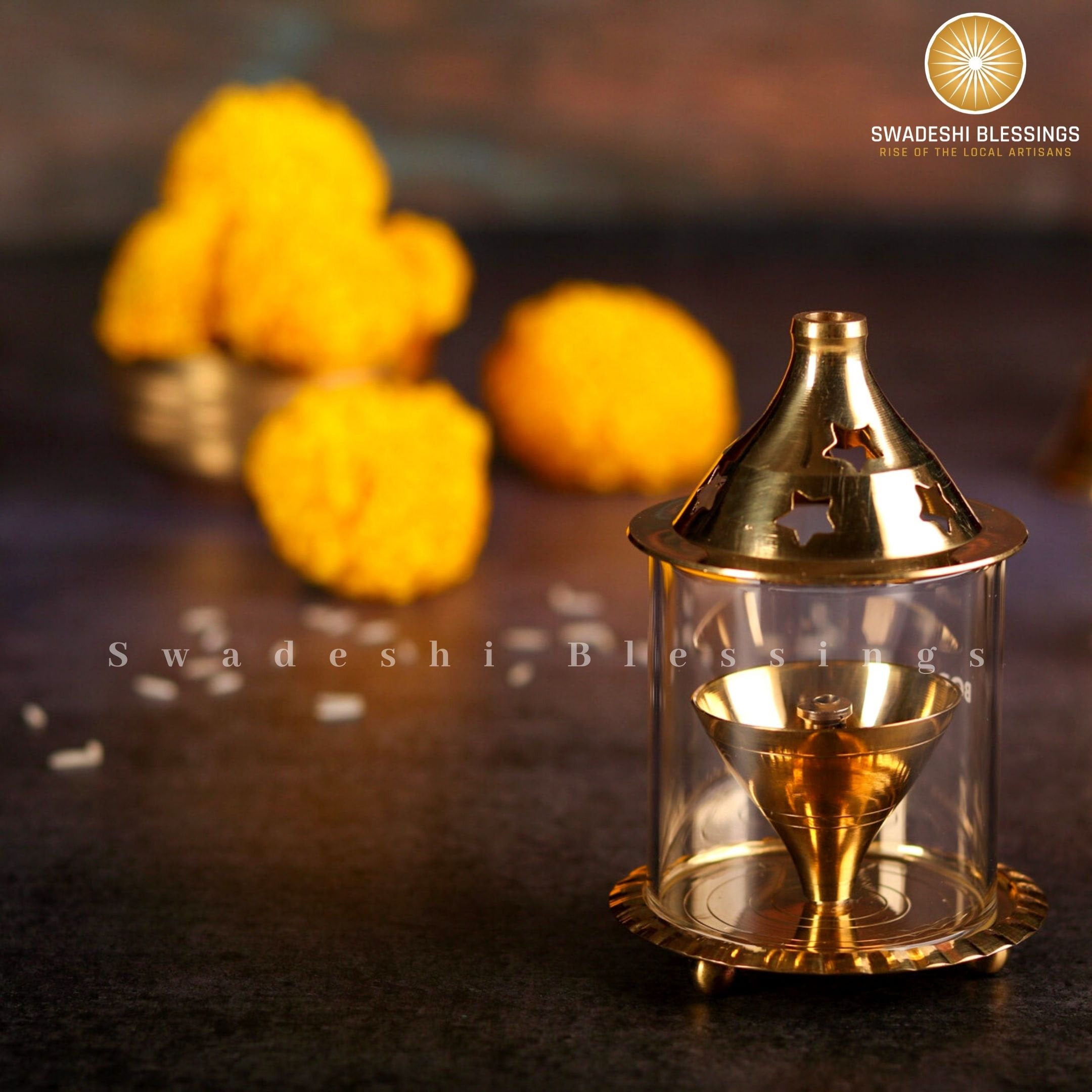 Vintage Pure Brass Akhand Diya for Pooja & Living Room / - Etsy