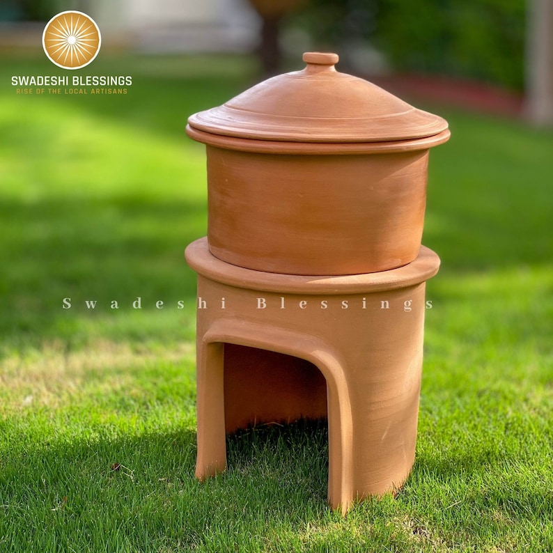 Handmade Clay Stove/ Portable Stove for Camping/ Coal and Wood - Etsy