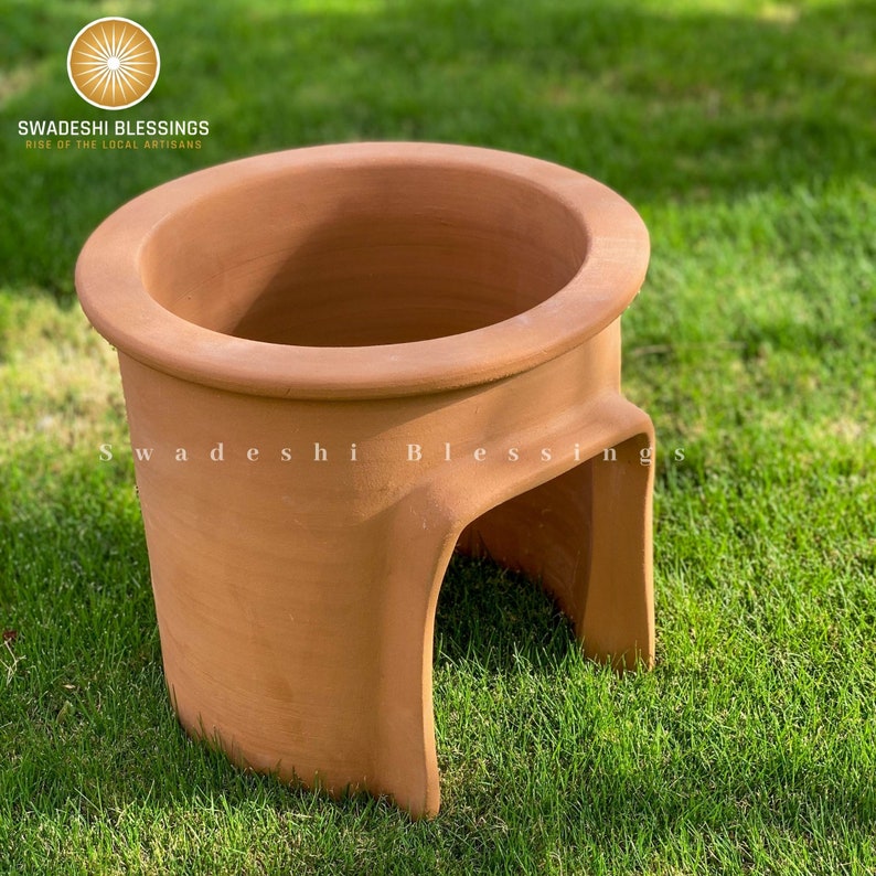 Handmade Clay Stove/ Portable Stove for Camping/ Coal and Wood - Etsy