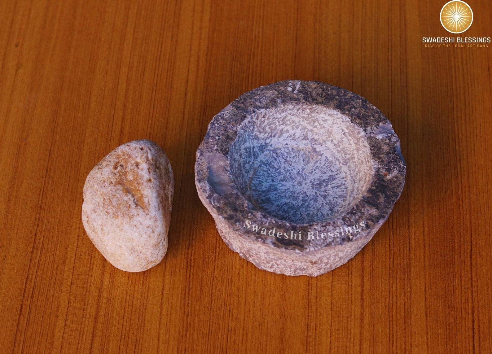 Handcrafted Stone Silbatta: Stone Grinder for Spices Herbs Seasonings ...